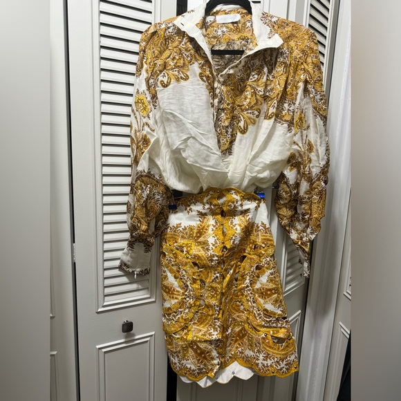 Zimmermann | Skirts | Zimmermann Yellow Set Worn Only Once | Poshmark